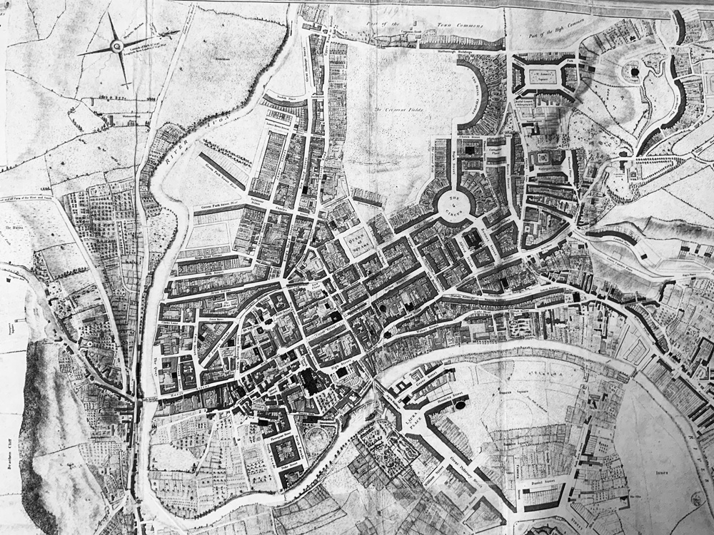 Old Maps of Bath Somerset