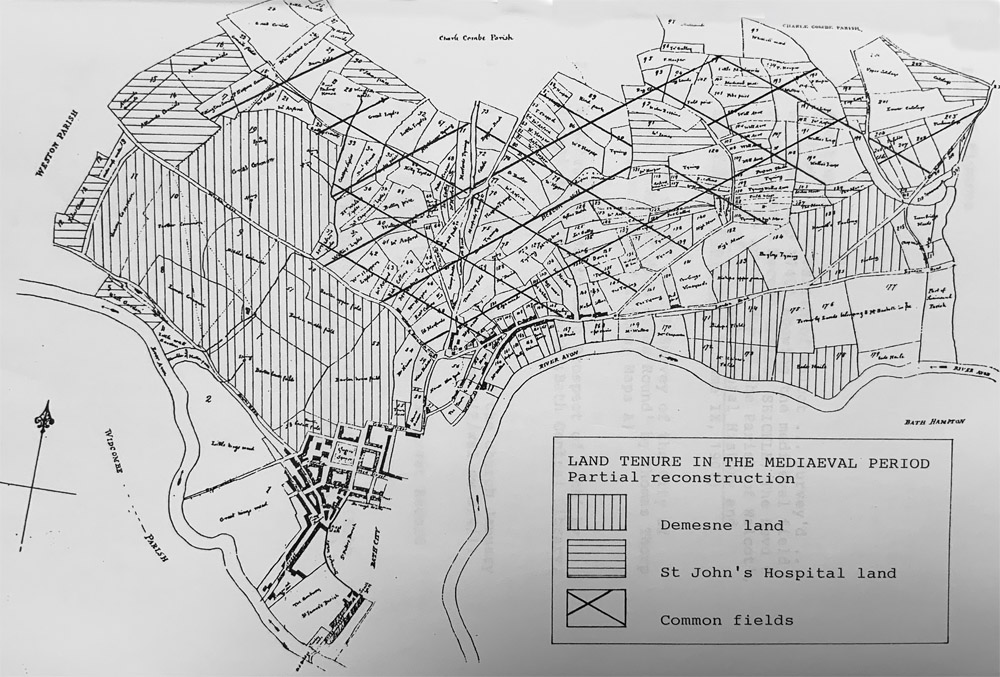 Old Maps of Bath Somerset
